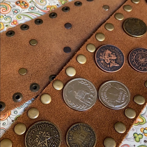 Accessories | Genuine Leather Heavy Studded Coin Belt | Poshmark